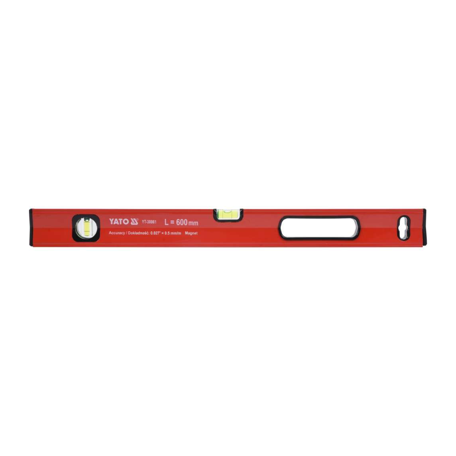 YATO ALUMINIJUMSKA LIBELA 600mm MAGNET - YATO | Ecomex DOO Čačak