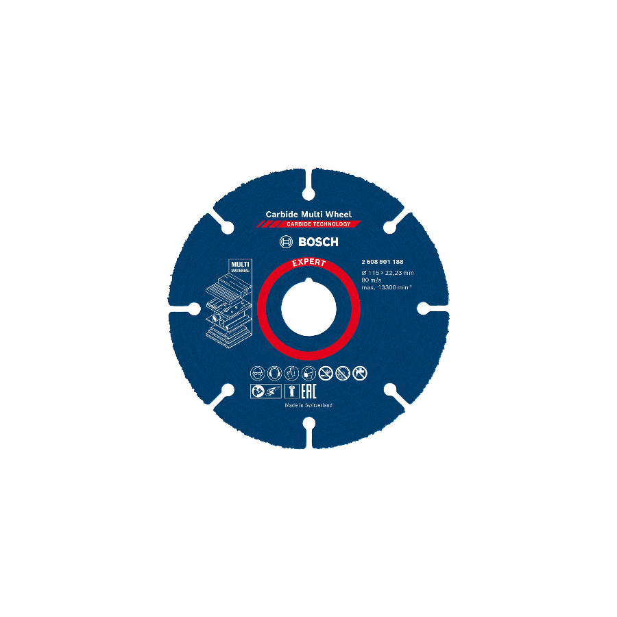 BOSCH EXPERT CARBIDE MULTI WHEEL DISK 115mm - Pribor za električne ...