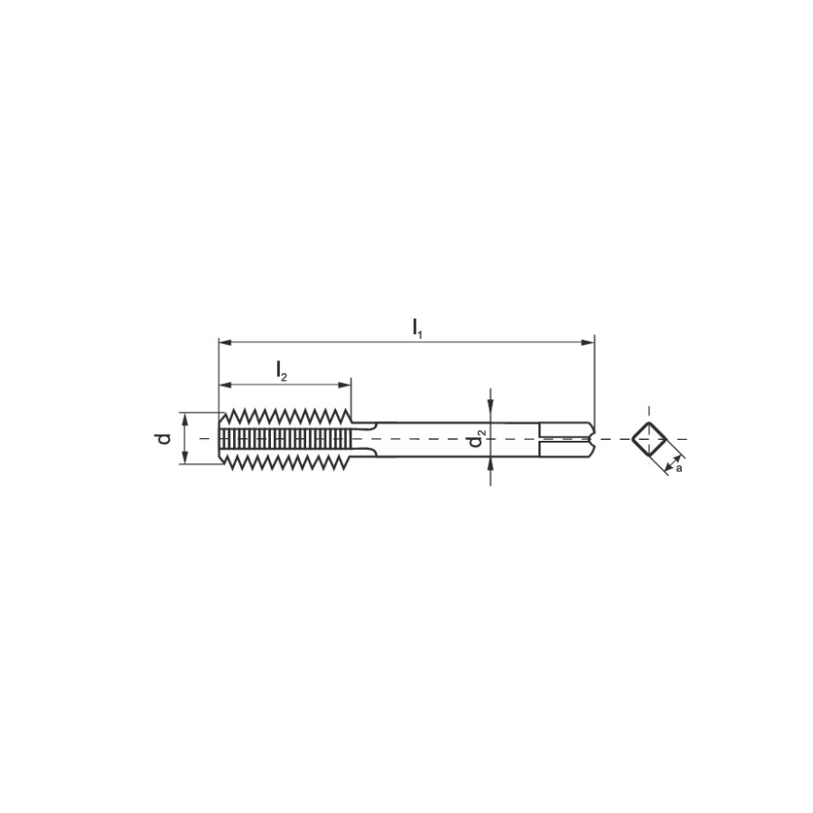 IAT UREZNIK RUČNI DIN 5157 G 3/4" - Alati za izradu unutrašnjeg navoja ...