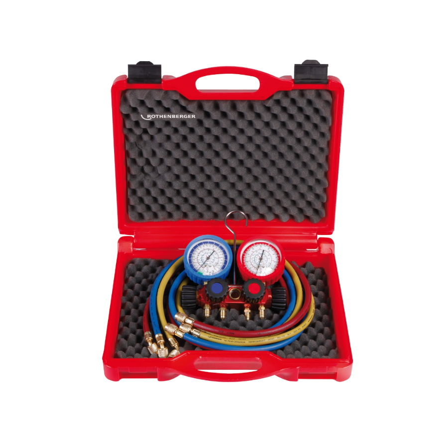 ROTHENBERGER MANOMETAR SET R410A-R22 - Alati za gasne i vodovodne instalacije | Ecomex DOO Čačak