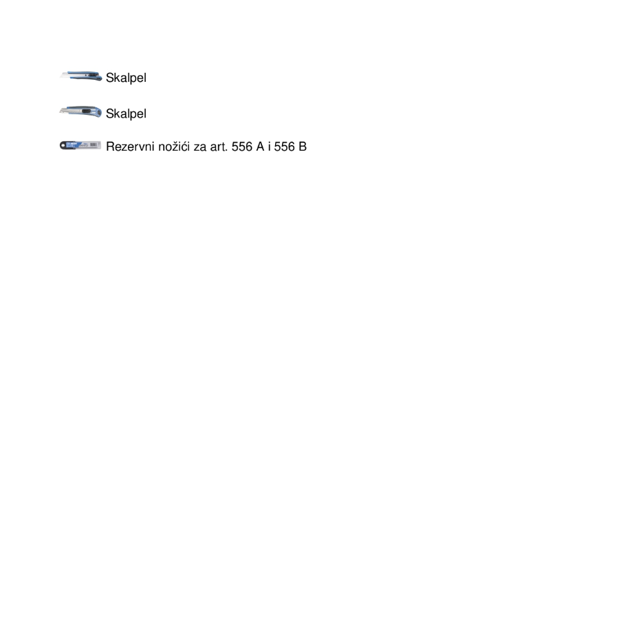 UNIOR NOŽ SKALPELA U556.1A 9 mm - Ostali ručni alati | Ecomex DOO Čačak