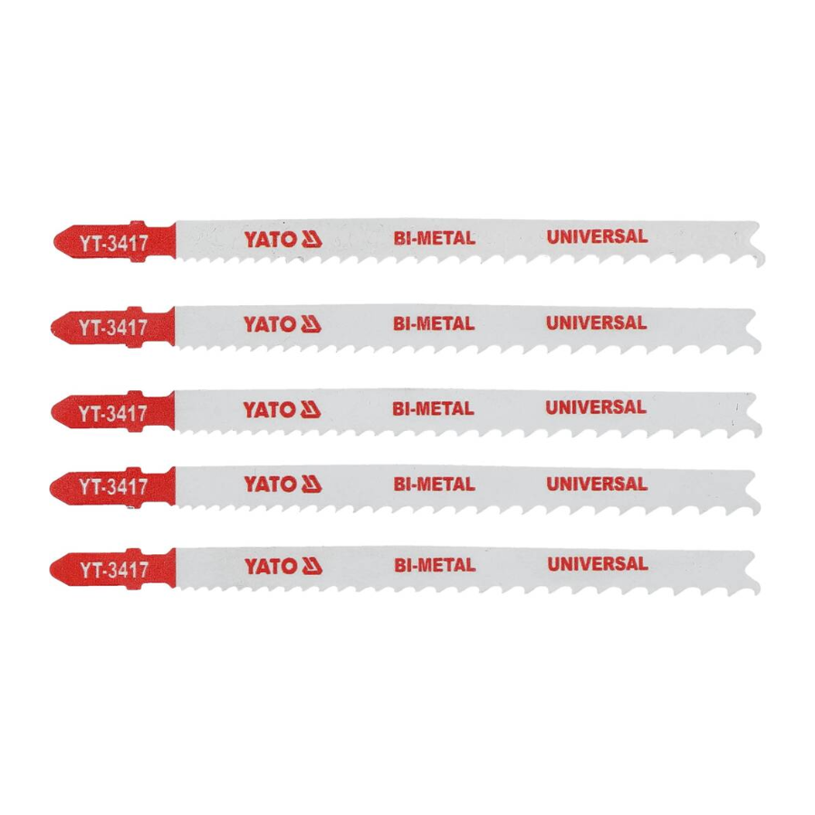 YATO LIST UBODNE TESTERE univerz. L-130mm - Stege, turpije, testere ...